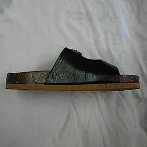 SOS | Shoes | New Black Color Slip On Sandals | Poshmark